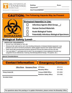 3. BIOSAFETY PRACTICES AND PROCEDURES | Biosafety Program